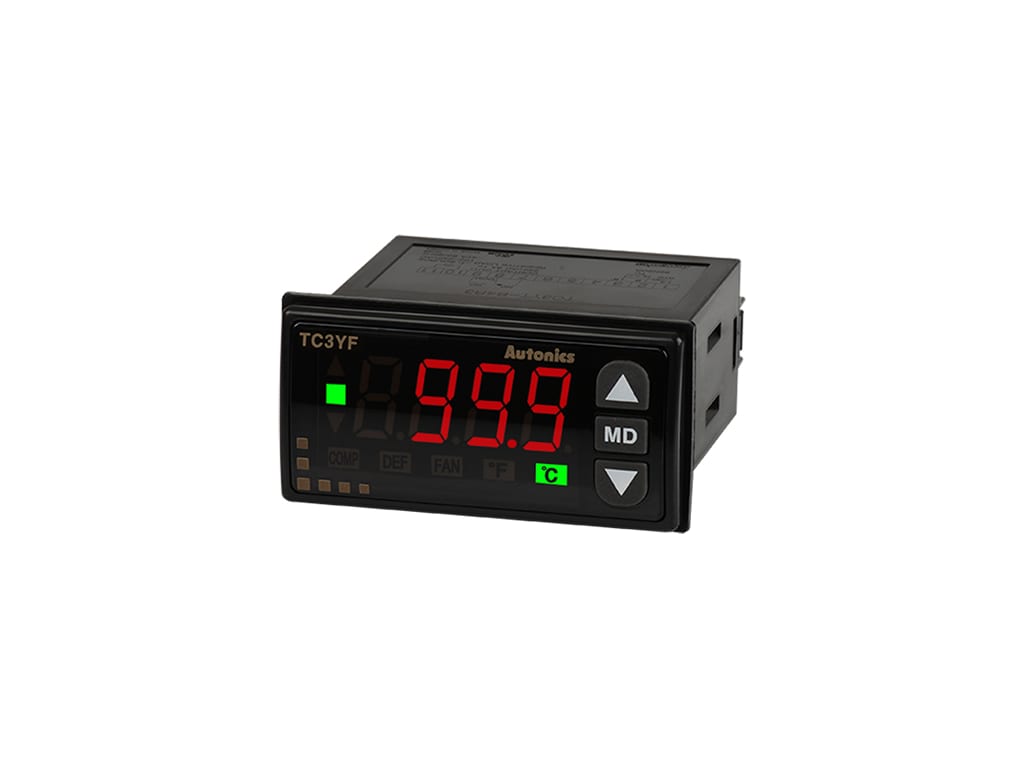 Autonics TC3YF-24R-N - Temperature Controller, W72 x H36mm, 3 digit display,compressor output ...