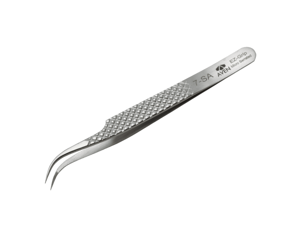 Aven Tools 18072EGS - EZ Grip Micro-Serrated Tweezers, Pattern #7 ...