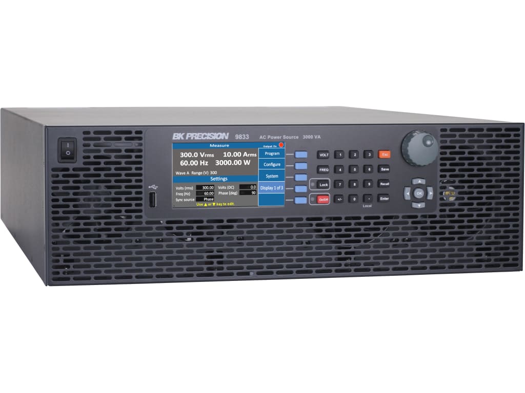 B&K Precision 9833 - Programmable AC Power Source | TEquipment