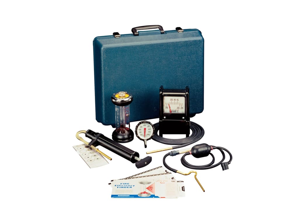 Bacharach Combustion Oil Test K - Combustion Test Kit for Oil / Gas ...