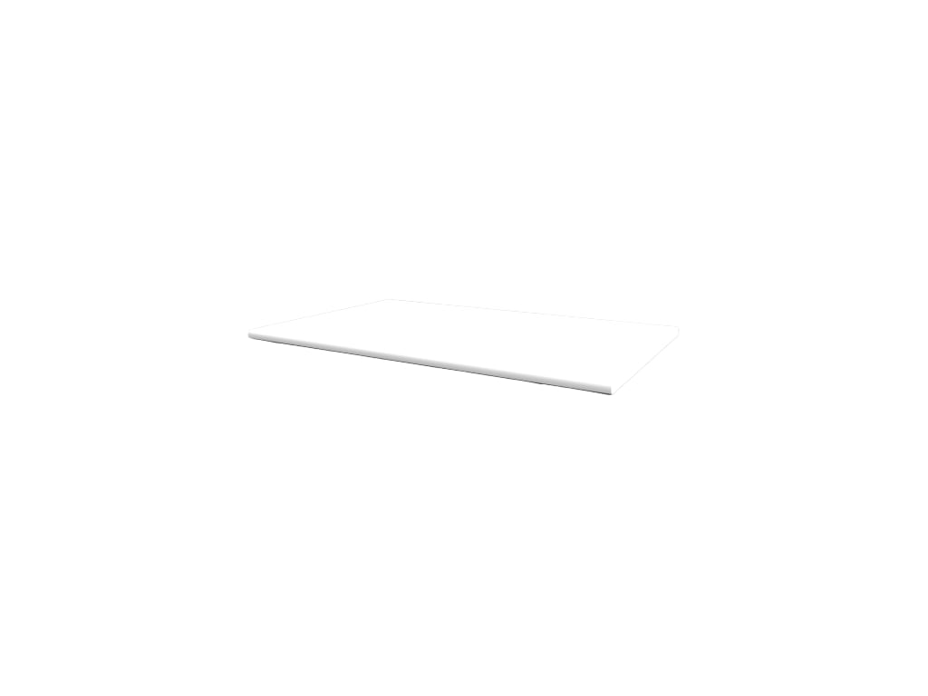 Production Basics 8982 - Bullnose Worksurface (White) | TEquipment