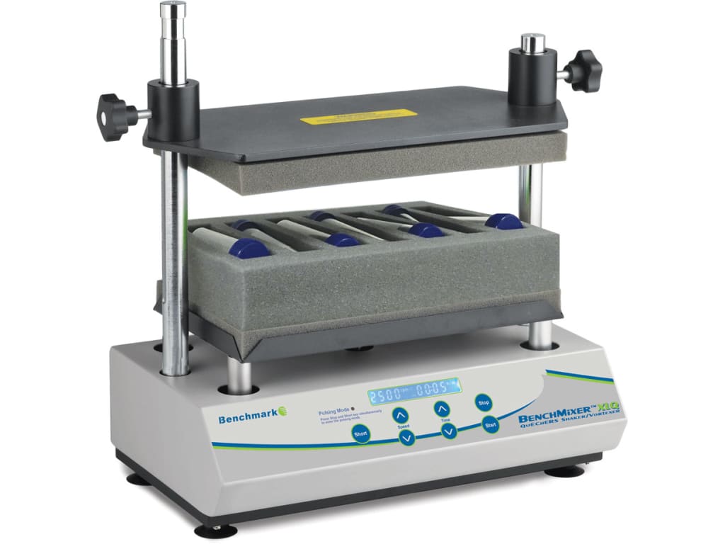 Benchmark BV1010-TST-E - BenchMixer XLQ Multi-Tube Vortexer for ...