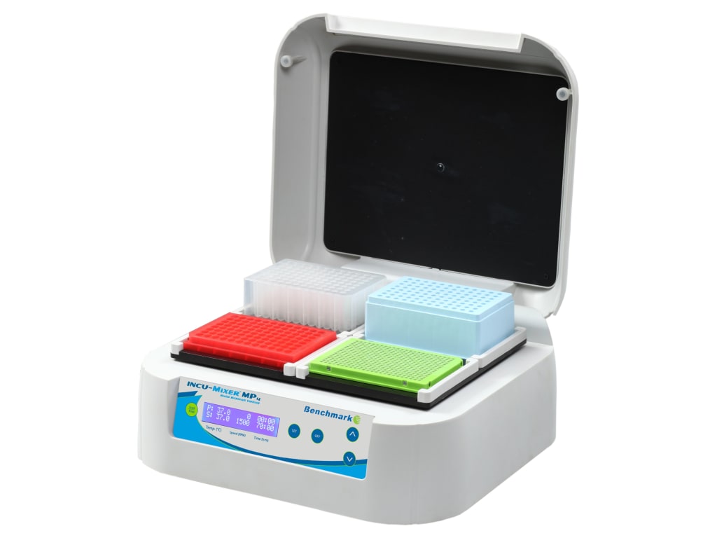 Benchmark Incu-Mixer MP4 EU - Four Position Incubated Plate Vortexer ...