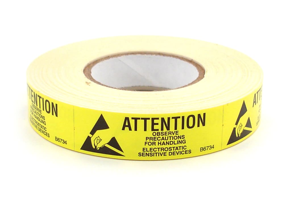 Botron B6734 - ESD Awareness Label, JEDEC Symbol, 5/8in x 2in | TEquipment
