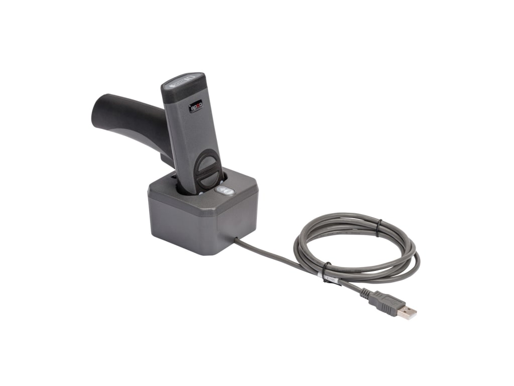 Brady 176516 Barcode Scanner, Handheld, Wireless Handle, with Charging ...