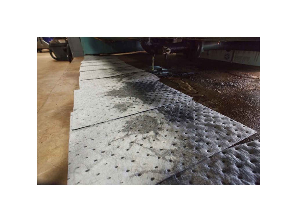 Brady BPU100 - BASIC Universal Absorbent Pad, Heavy, Perforated, 100/PK ...