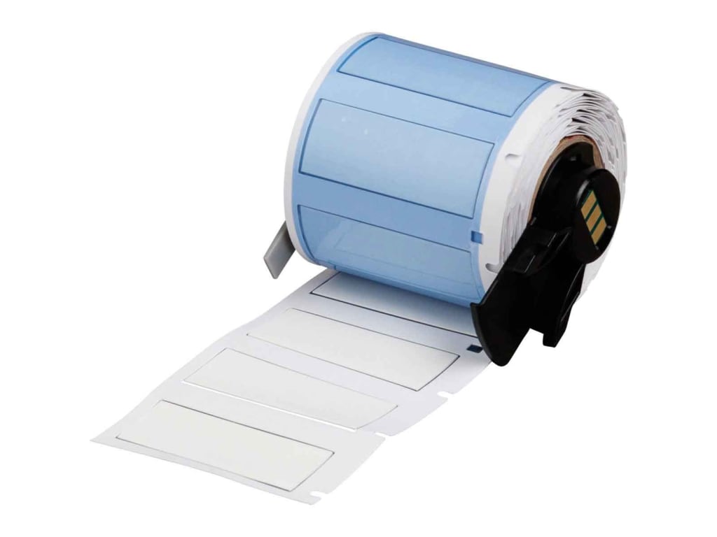 Brady PSPT-375-175-WT - Heat Shrink Wire & Cable Labels, 3/8" Dia, 1.75 ...