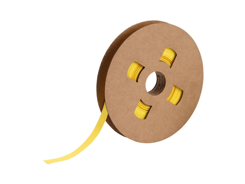 Brady PS-C-1500-YL - Heat Shrink Wire & Cable Continuous Labels for 3 ...