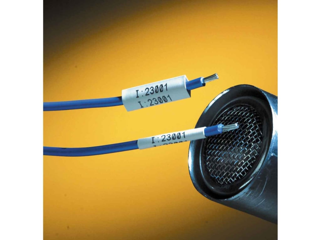 Brady PSPT-125-1-WT - Heat Shrink Wire & Cable Labels for BMP61, BMP71 ...