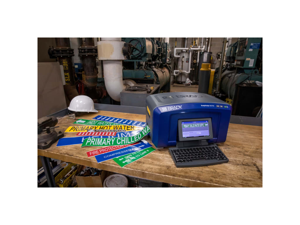 Brady S3700-WB Safety Sign & Label Printer, with XY Cutter & Software, Multicolor, S3700 Series ...