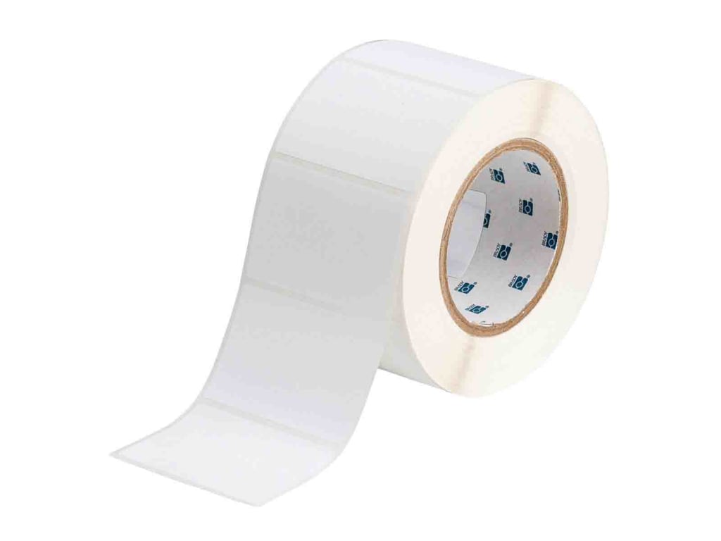 Brady THT-19-488-1 - Solvent and Chemical Resistant Polyester Labels for 3" Core Printers - 2" x ...
