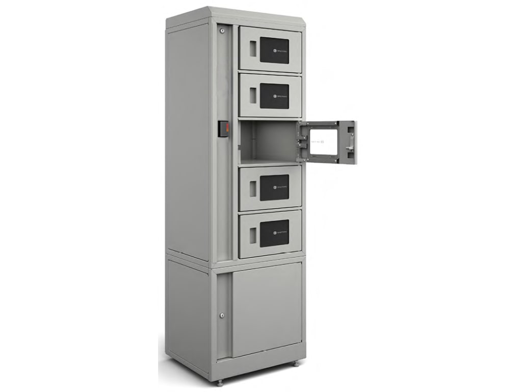 Bretford TCL580200EF11 5-Bay TechGuard Connect Locker, Proximity RFID ...