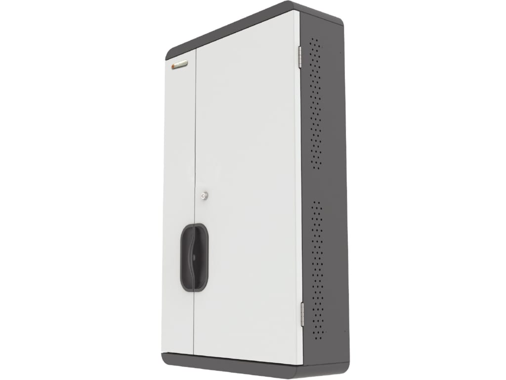 Bretford TVSW12AC - CUBE Micro Wall Cabinet, 12-Device 3-Point Lock ...