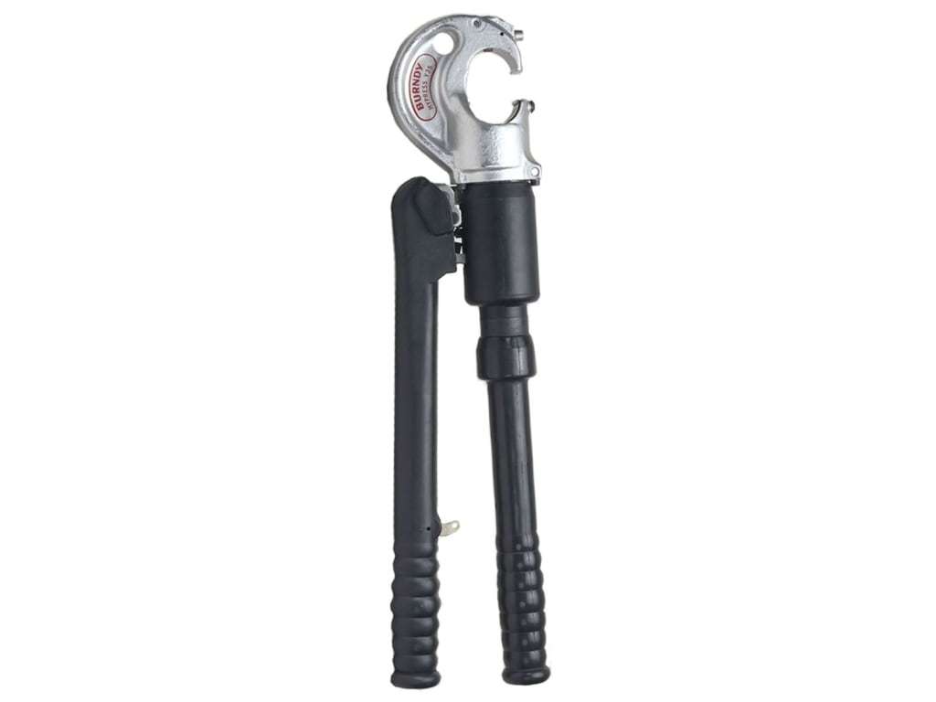Burndy Y35 - 12-Ton C-Head Hand Operated Hydraulic Crimper, CU/AL | TEquipment