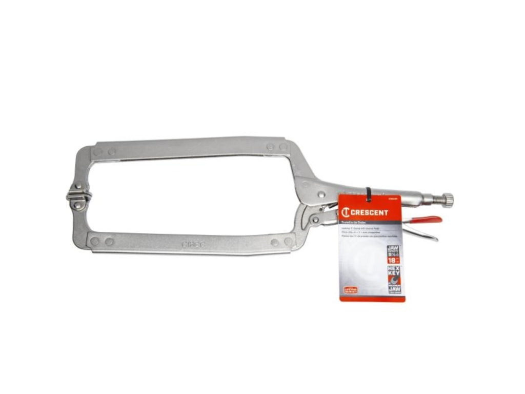 Crescent C18CCSN - C-clamp, 18 Inch, Locking, Swivel Pads | TEquipment