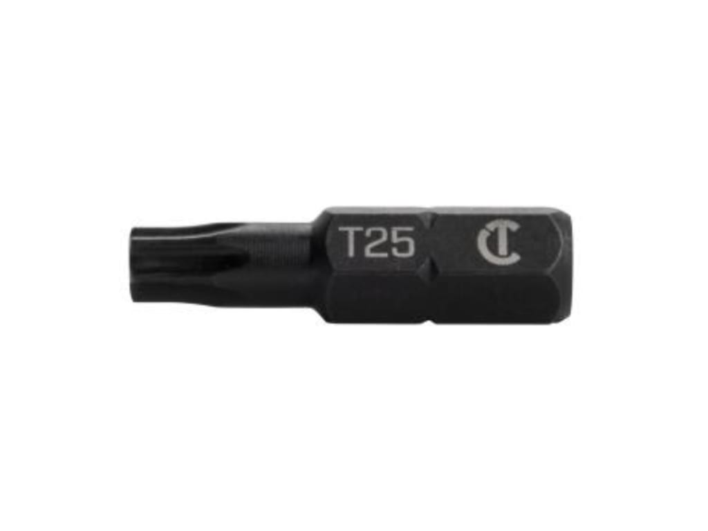 Crescent CAB1T25-2 - Insert Bit, Full Body, T25 x 1" Torx, 2/pk ...