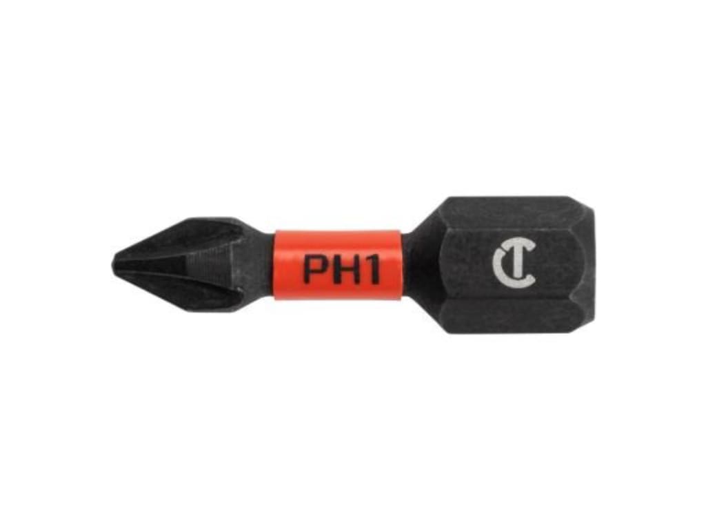 Crescent CAVB1PH1-25 - Impact Power Bit, #1 x 1" Phillips, ph1, 25/pk ...