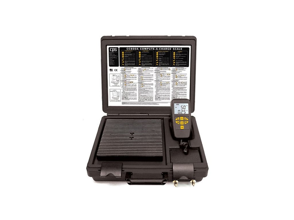 CPS CC800A - COMPUTE-A-CHARGE, 220 lb Refrigerant Scale with ...