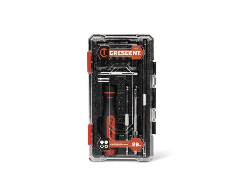 Crescent Nicholson CRBSDS26PC - 26 Piece Ratcheting Bit Driver Set ...