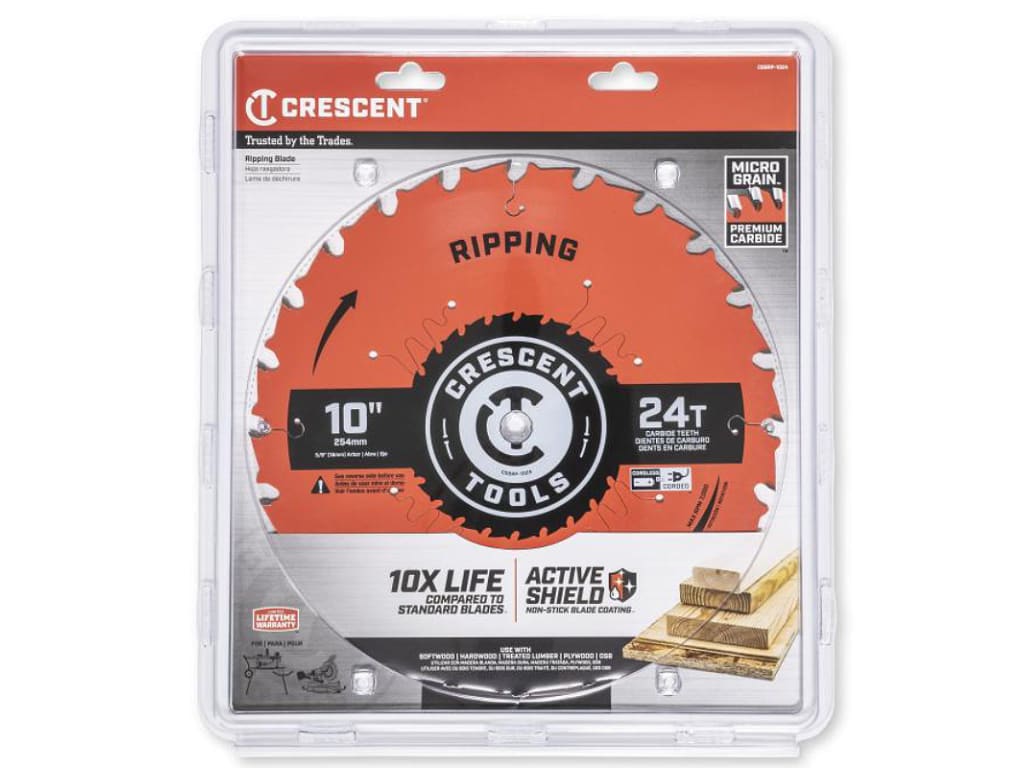 Crescent Nicholson CSBRP-1024 - 10" x 24-Tooth Ripping Circular Saw ...