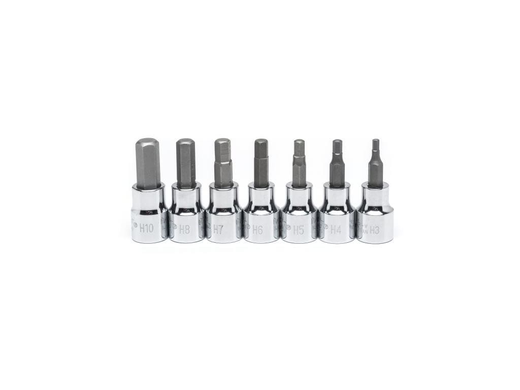 Crescent CBSS1N - 7 Piece 3/8" Drive Hex Bit Metric Socket Set | TEquipment