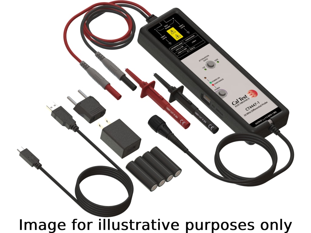 Cal Test CT4447-2 - Differential Probe Kit, 30MHz, 1400V, 20x/200x ...