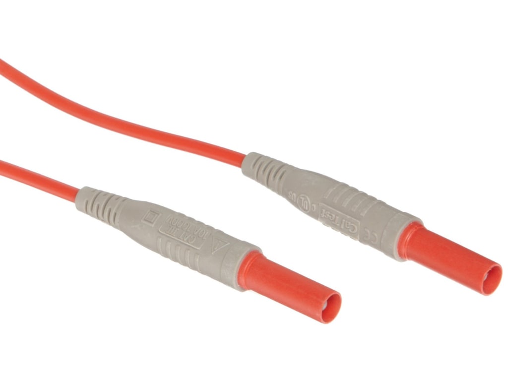 Cal Test CT3751-100-2 Banana Type Test Lead, Red | TEquipment