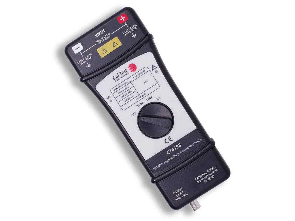 Cal Test CT4198 Active Differential Probe 100 MHz | TEquipment