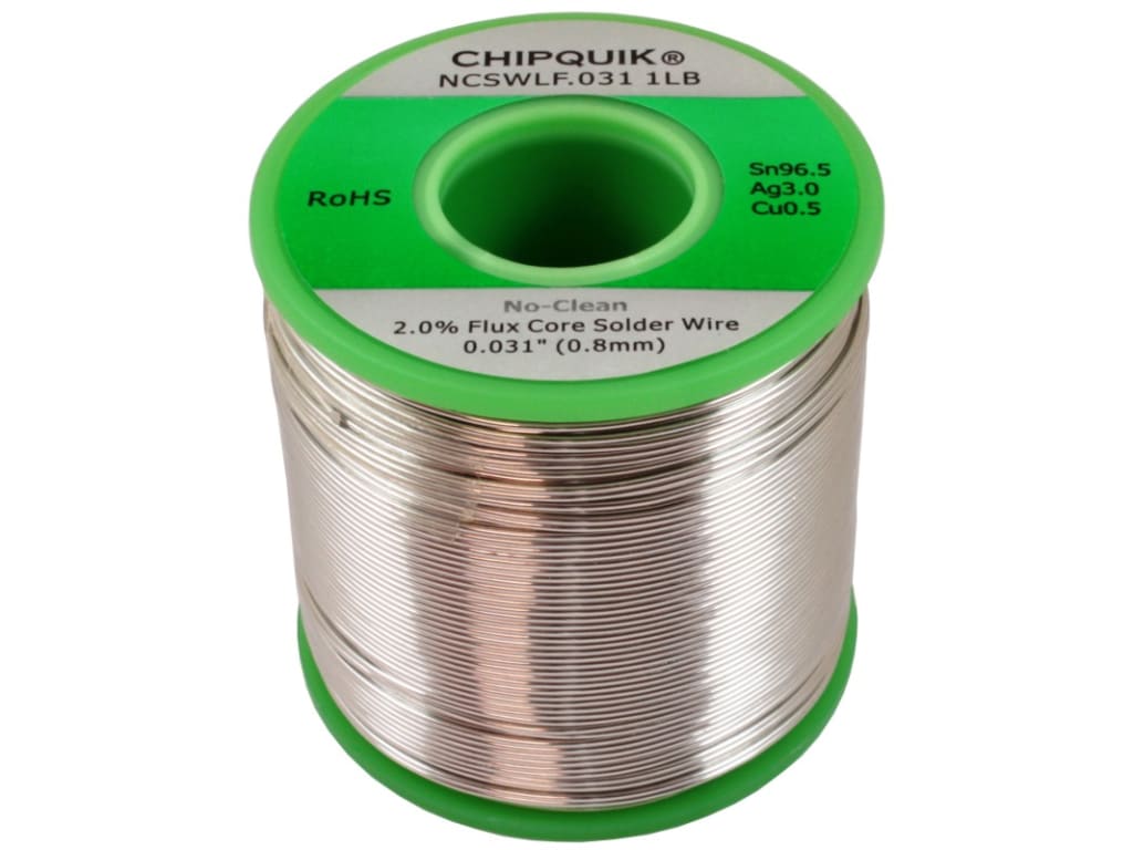 Chip Quik NCSWLF.031 1LB - Solder Wire SAC305 No-Clean with 2.0% Flux ...