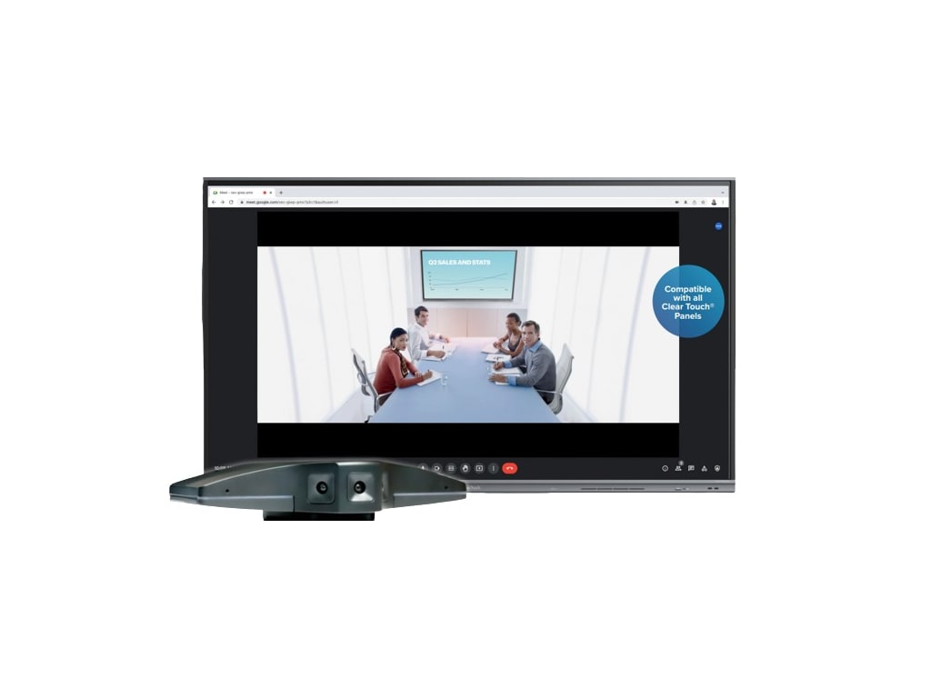 Clear Touch CTS-PC100-UHDC - 180º Panaromic Camera, 3-Lensw/Auto ...