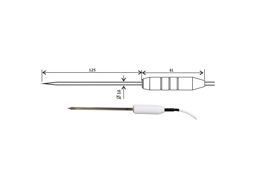 Comet SN148 - Pointed Tip Temperature Probe 2061-250/0 without ...