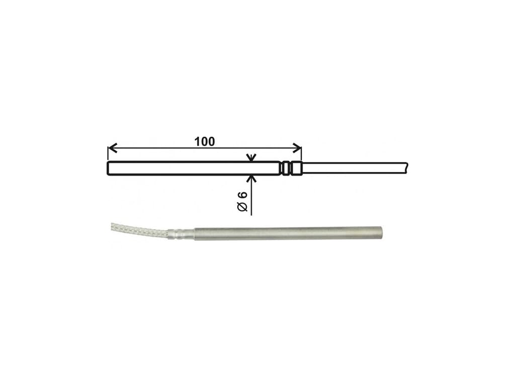 Comet SN132M - Temperature Probe Pt1000TR050/M, 1m Cable | TEquipment