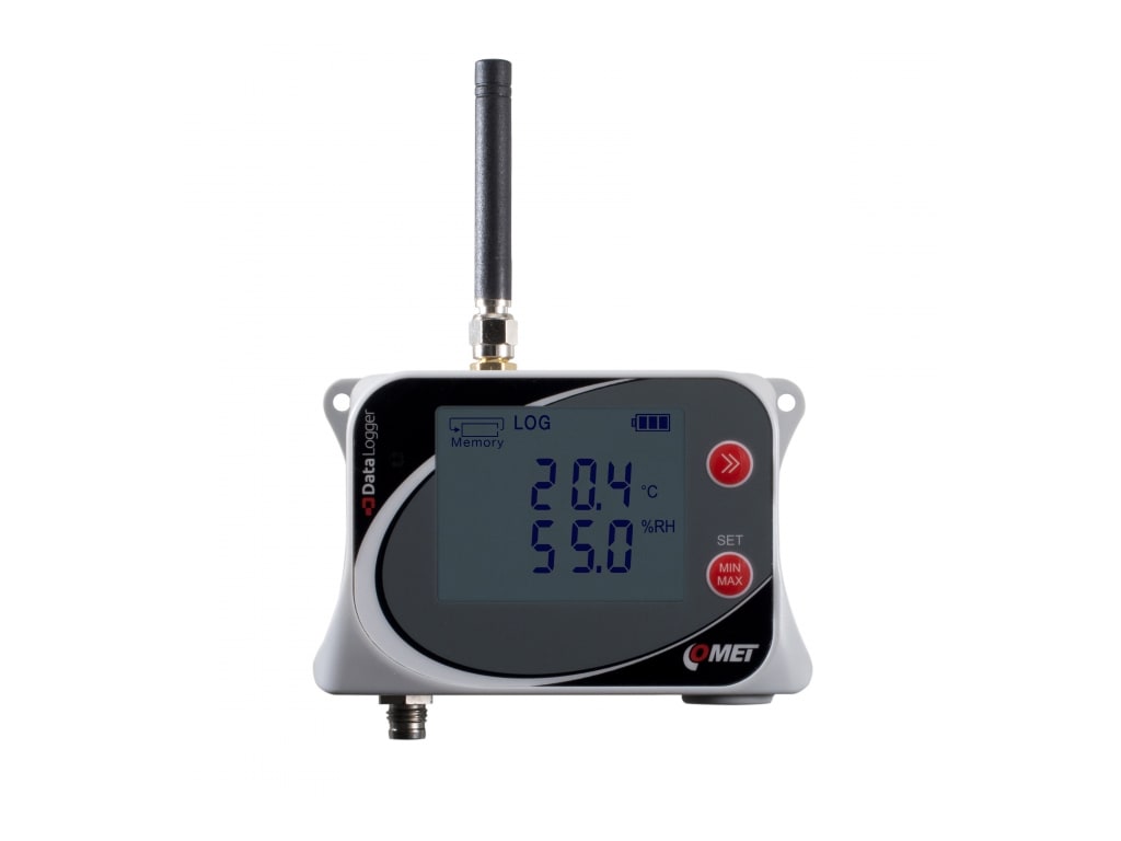 Comet U3121Gsim - IoT Wireless Temperature and Relative Humidity Datalogger for External Probe ...
