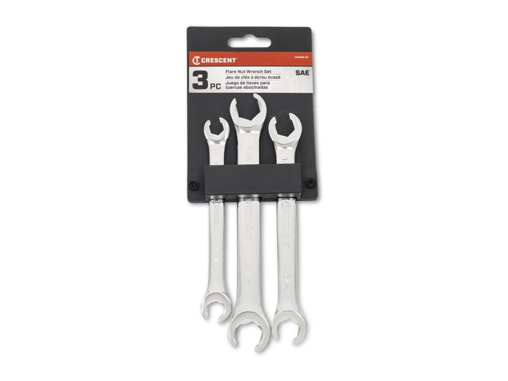 Crescent CFNWS0-05 - Flare Nut Wrench Set, SAE, 3/Pcs | TEquipment