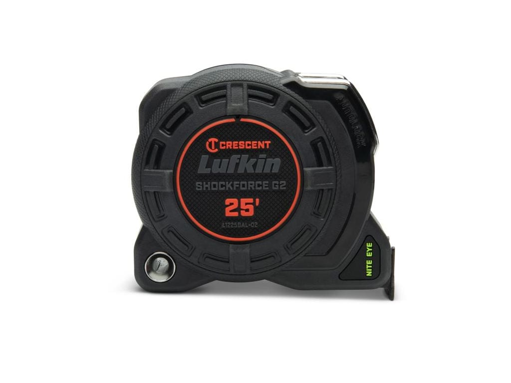 Crescent Lufkin L1225BAL-02 - Tape Measure, Shockforce, Nite Eye, G2 ...