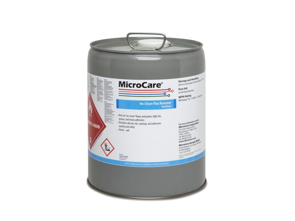 MicroCare MCC-DC1P - No Clean Flux Remover, VeriClean (5 Gallon Pail ...