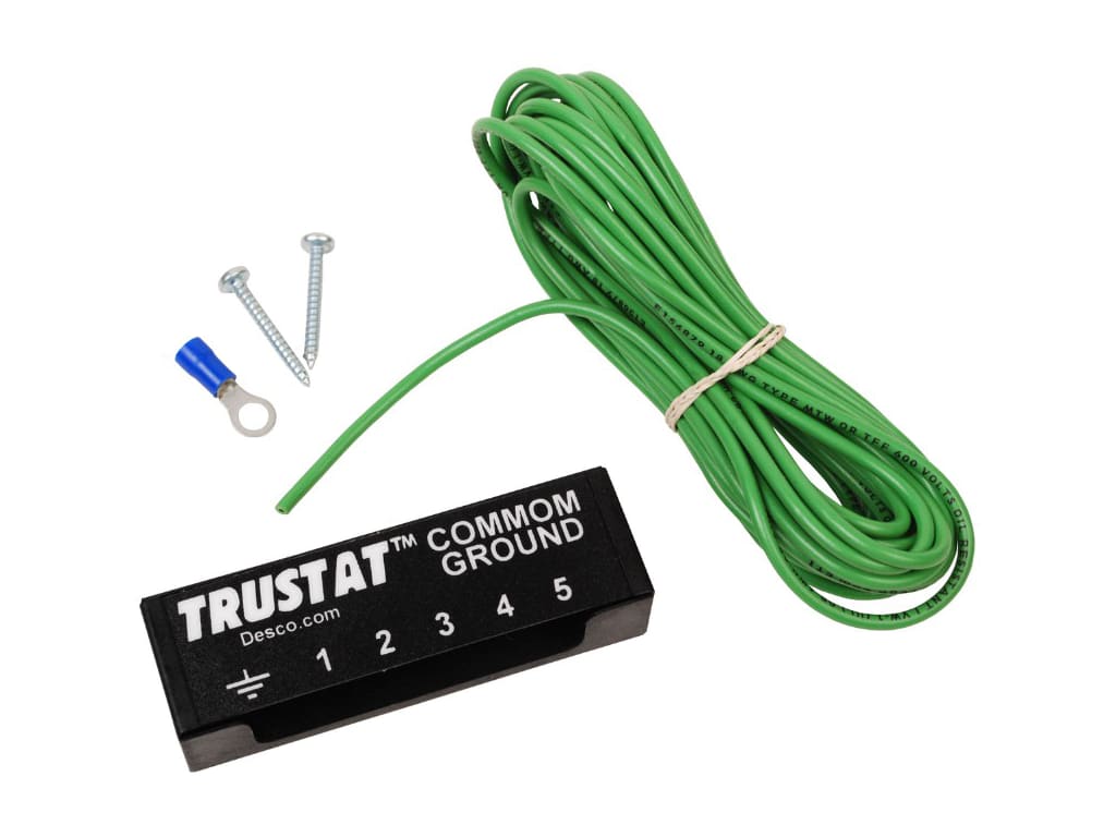 Desco 04614 - Trustat Grounding Block with 10ft Wire with Ring Terminal ...