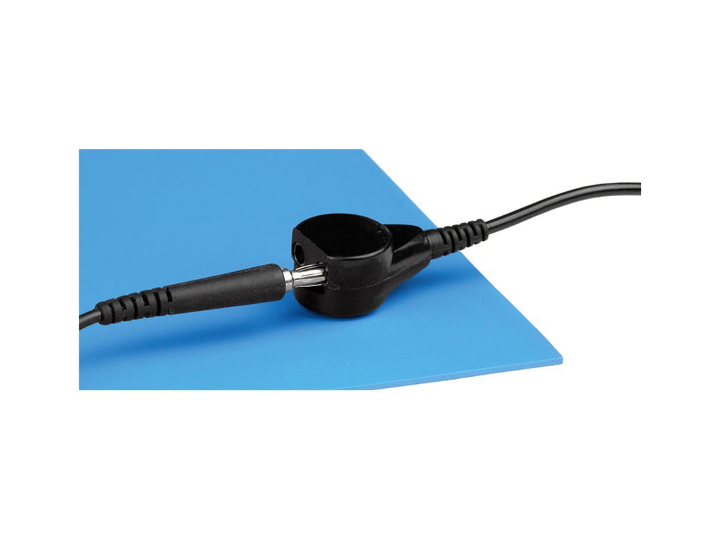 Desco 04617 - Trustat Common Point Ground Cord, 10mm Stud Snap, 15ft ...