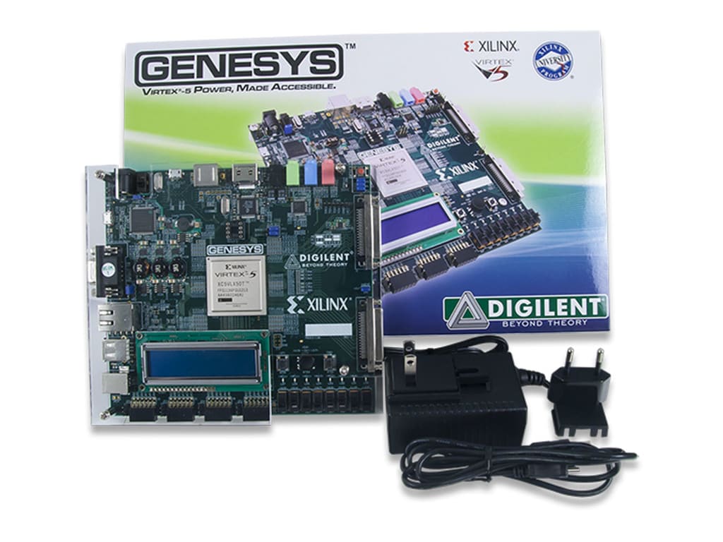 Digilent 410-138 - Genesys Virtex-5 FPGA Development Board | TEquipment Digilent 410-138 - Genesys Virtex-5 FPGA Development Board | TEquipment