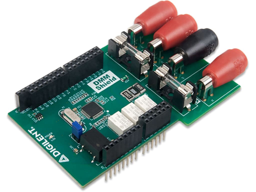 Digilent 410-356 - DMM Shield: 7-Function Digital Multimeter Shield ...