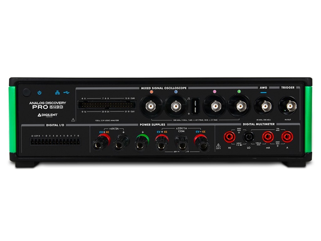 Digilent ADP5490 - 2GS/s Mixed Signal Oscilloscope, Function Generator ...