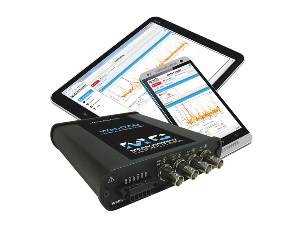 Digilent MCC WebDAQ 504 - Internet Enabled Vibration-Acoustic Data Logger | TEquipment