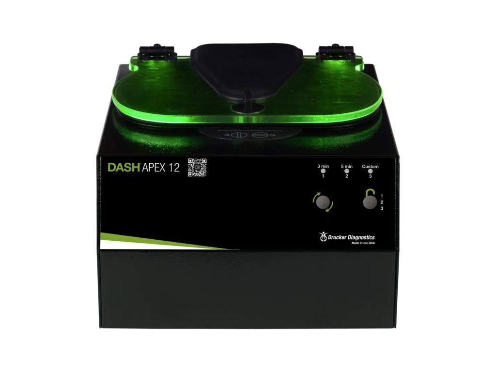 Drucker DASH APEX 12 - Set-and-Lock STAT Centrifuge (95 to 253 VAC - 50 ...