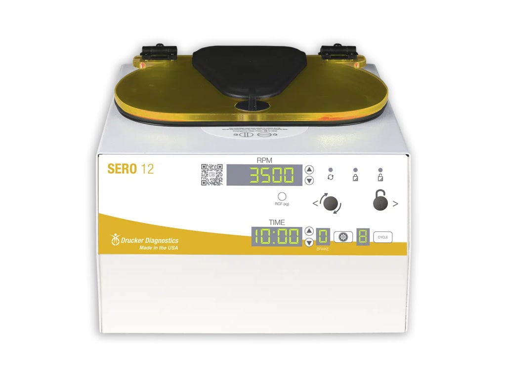 Drucker SERO 12 - Blood Banking Centrifuge (100 to 240 VAC - 50/60 Hz ...