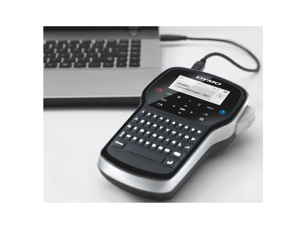 Dymo 1815990 - LabelManager 280 Rechargeable Portable Label Maker ...