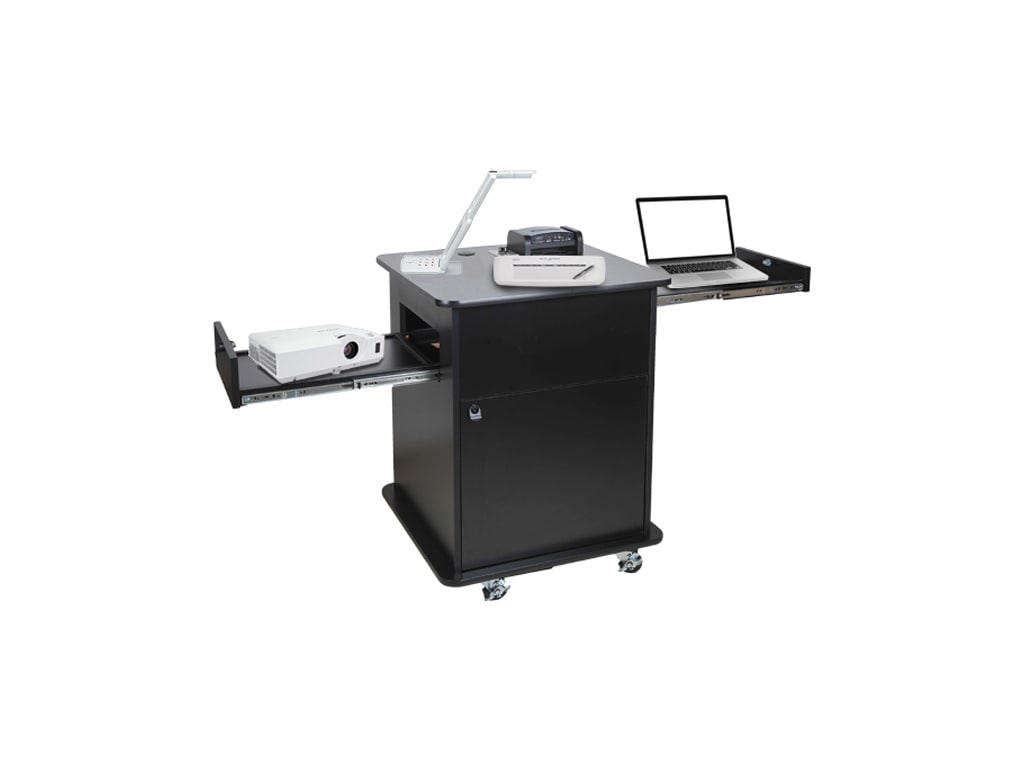 ELMO ECARTMXP-82 Classroom Cart Bundle - CRT-1 + PS111 SWITCHER + CRA-1 ...