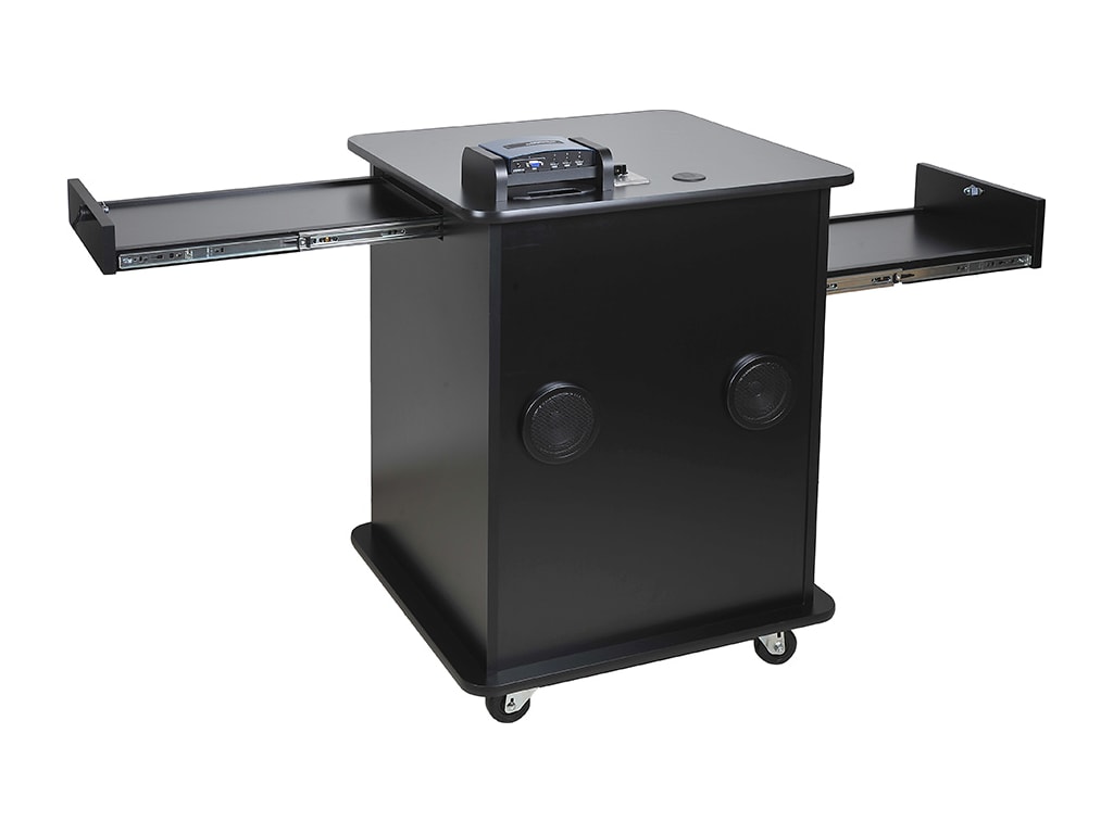 ELMO ECARTMXP-82 Classroom Cart Bundle - CRT-1 + PS111 SWITCHER + CRA-1 ...