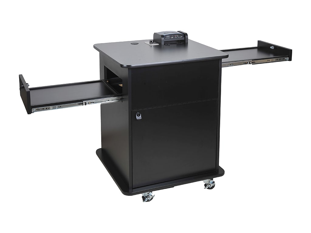 ELMO ECARTMXP-82 Classroom Cart Bundle - CRT-1 + PS111 SWITCHER + CRA-1 ...