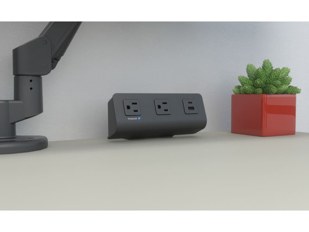 ESI Ergo FCH4-DSK-BLK - FlexCharge 4, Personal Desktop Power, Black ...