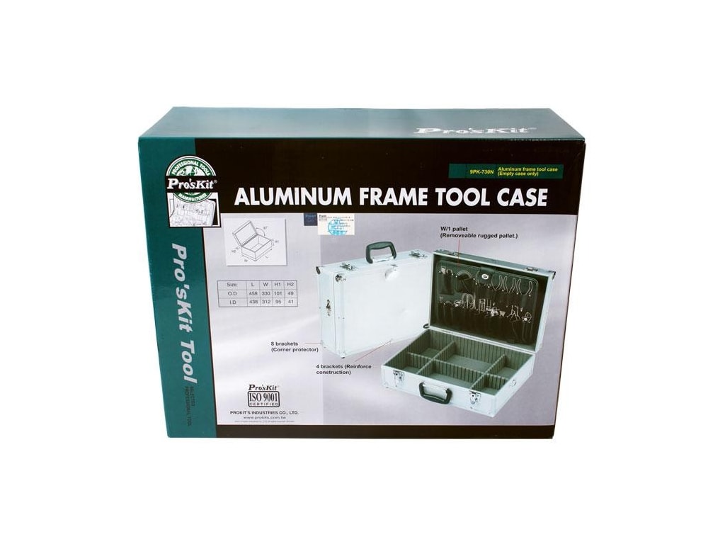 Eclipse Tools 900-011 - Aluminum Frame Tool Case with Pallet, 18 x13 x5 ...